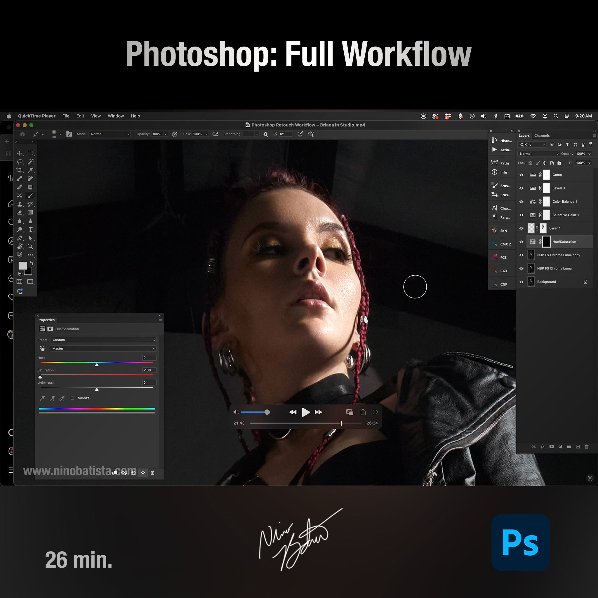 Tutorial: Photoshop Workflow – Nino Batista
