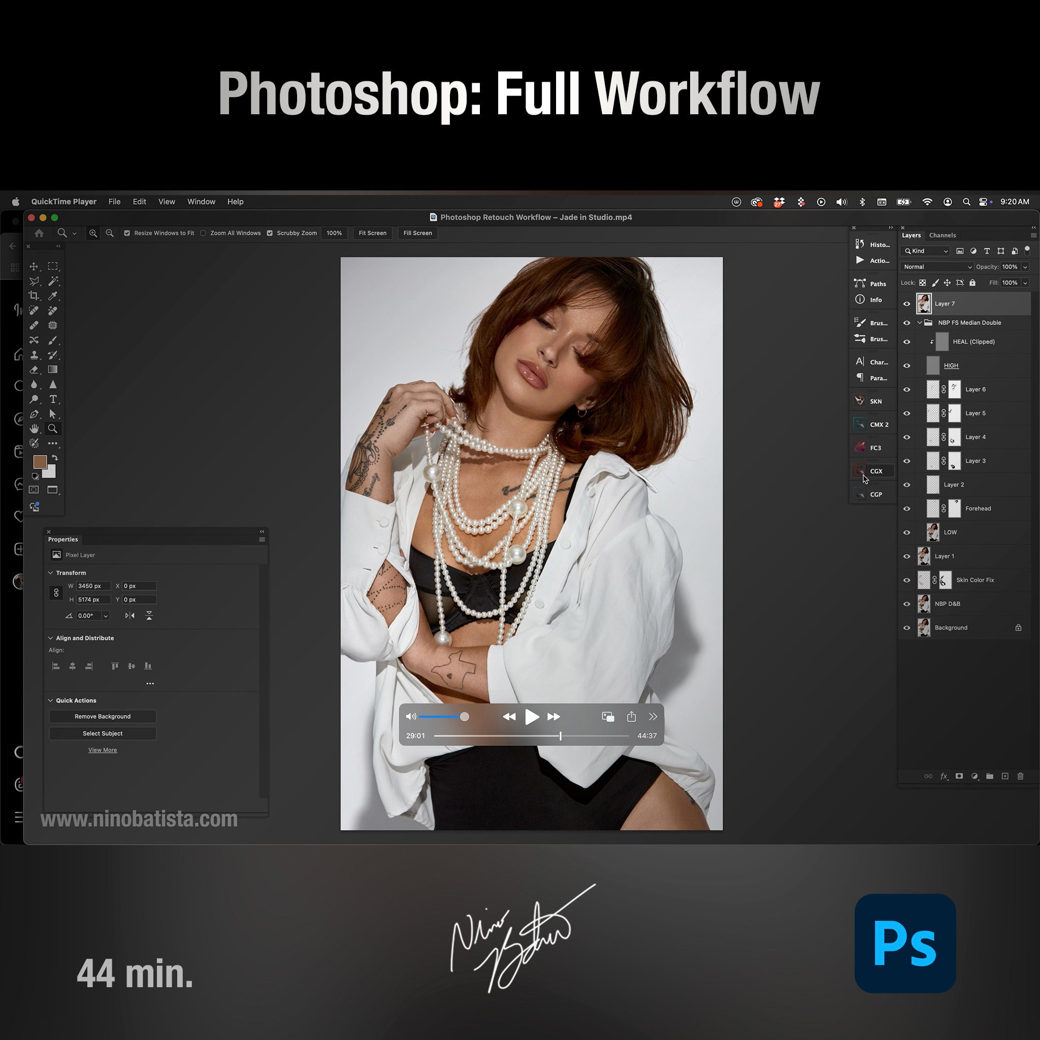 Tutorial: Photoshop Workflow – Nino Batista