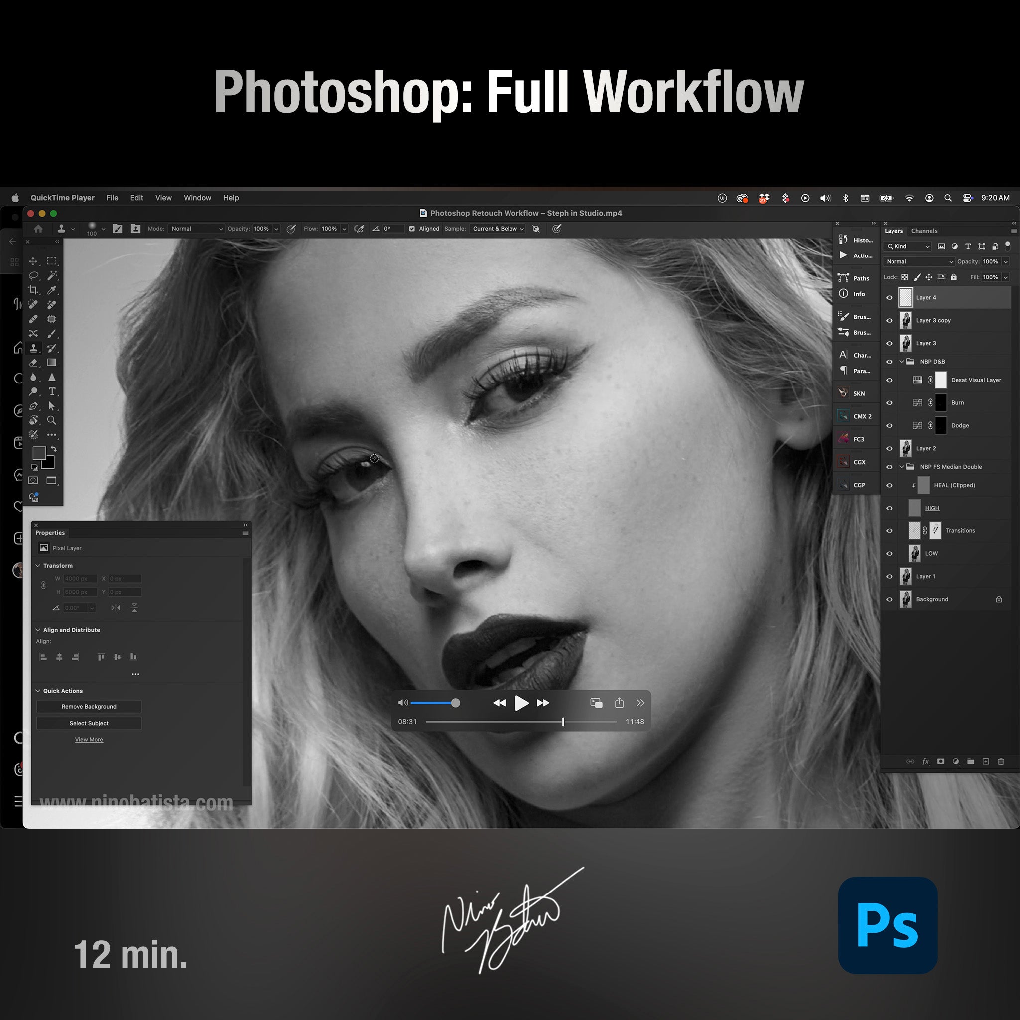 Tutorial: Photoshop Workflow – Nino Batista