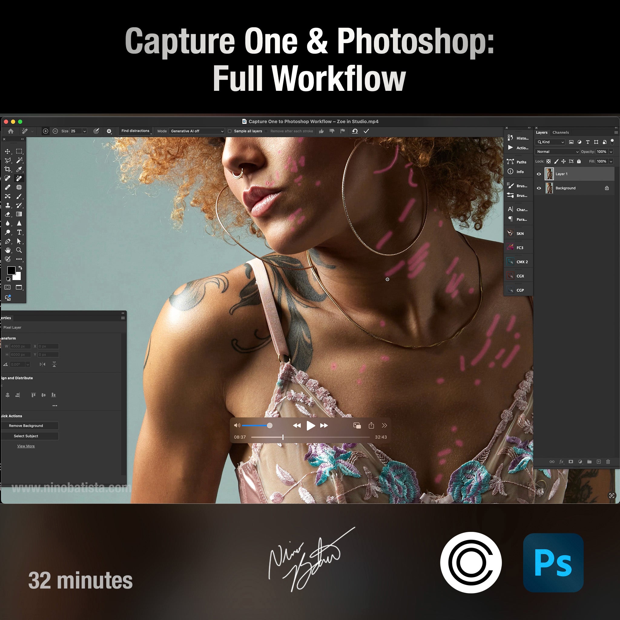 Tutorial: Capture One to Photoshop – Nino Batista